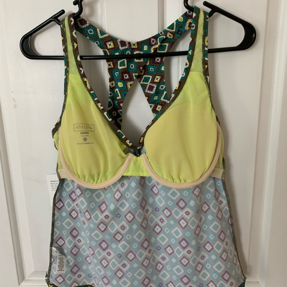 Athleta | Swim | Athleta Tankini Top Sz S Auroville Geo Nwt | Poshmark